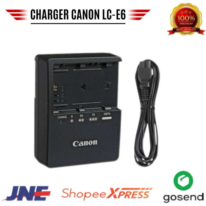 Jual Charger Canon Lc-E6 For Baterai Canon Lp-E6 Battery Camera Canon | Shopee Indonesia