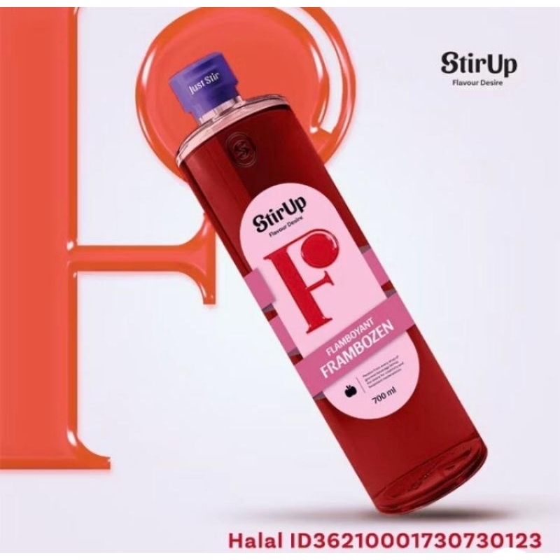 Jual StirUp flamboyan frambozen syrup // sirup rasa frambozen | Shopee ...