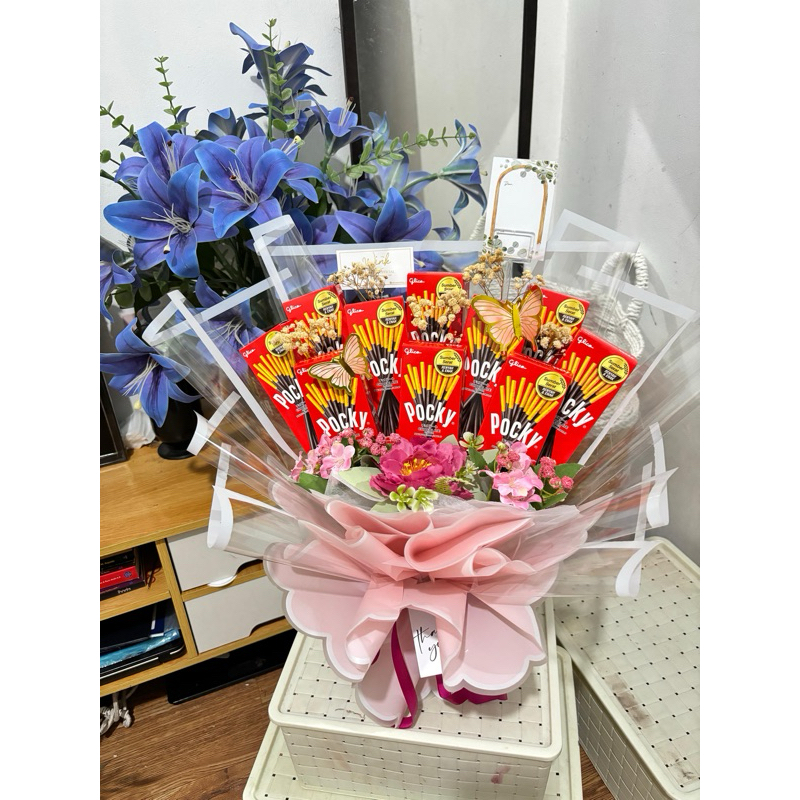 Jual buket snack pocky | Shopee Indonesia