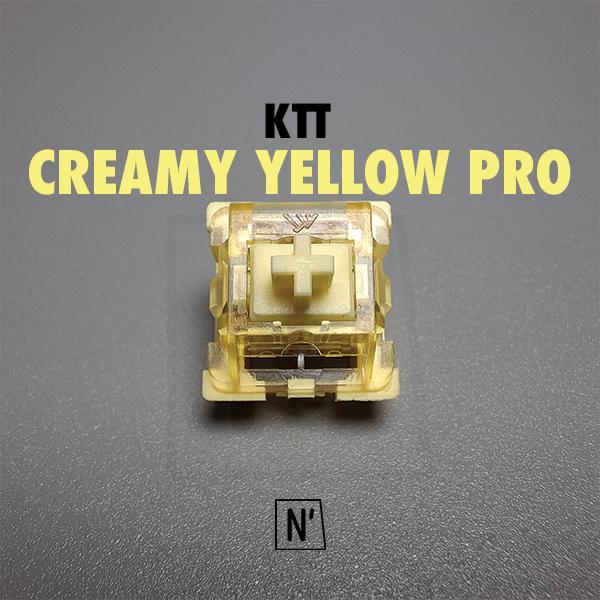 Jual KTT Creamy Yellow Pro Linear Switch 43g PCB Mount 5 Pin | Shopee ...