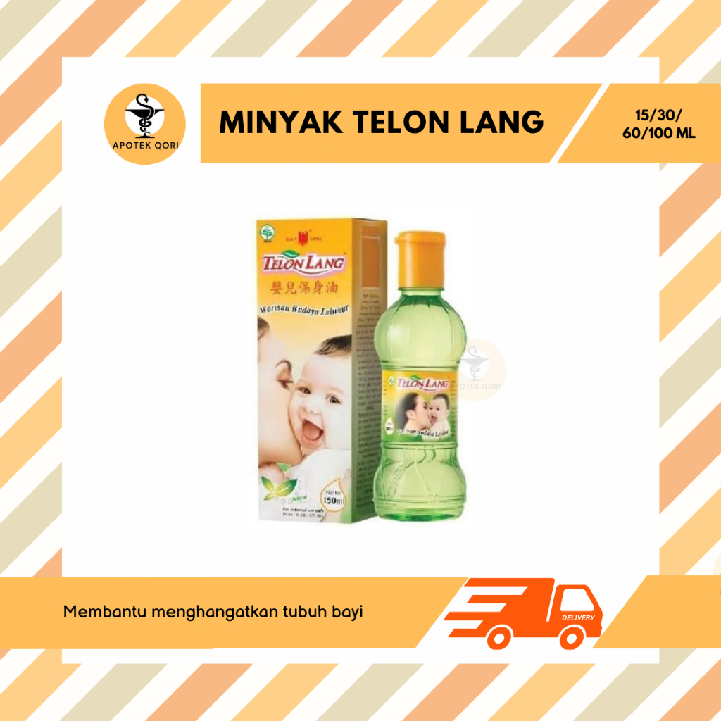 Jual TELON LANG CAP LANG 150 ML / MENGHANGATKAN TUBUH BAYI | Shopee ...