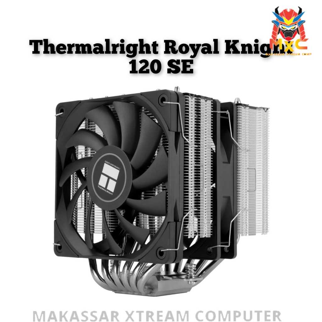 Jual THERMALRIGHT Royal Knight 120 SE CPU Cooler Dual Tower 6 Heatpipe Slim Fan Intel AMD ...