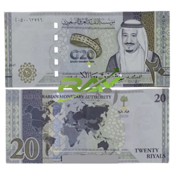 Jual Mata Unag Saudi Arabia Riyal Pecahan 20 Riyal Original | Shopee ...