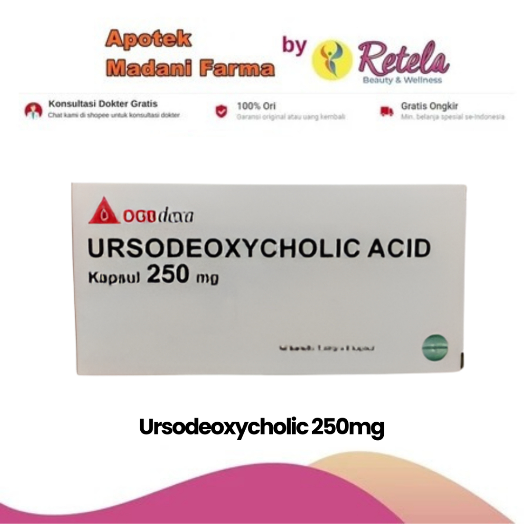 Jual URSODEOXYCHOLIC ACID 250MG CAP 30'S (DX) | Shopee Indonesia