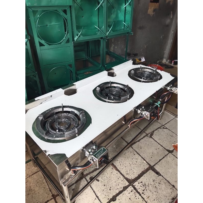 Jual kompor gas 3 tungku ukuran 160x60x70cm | Shopee Indonesia