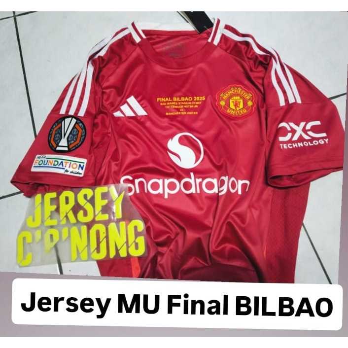 Jual JERSEY MU MANCHESTER UNITED FINAL BILBAO 2025 | Shopee Indonesia