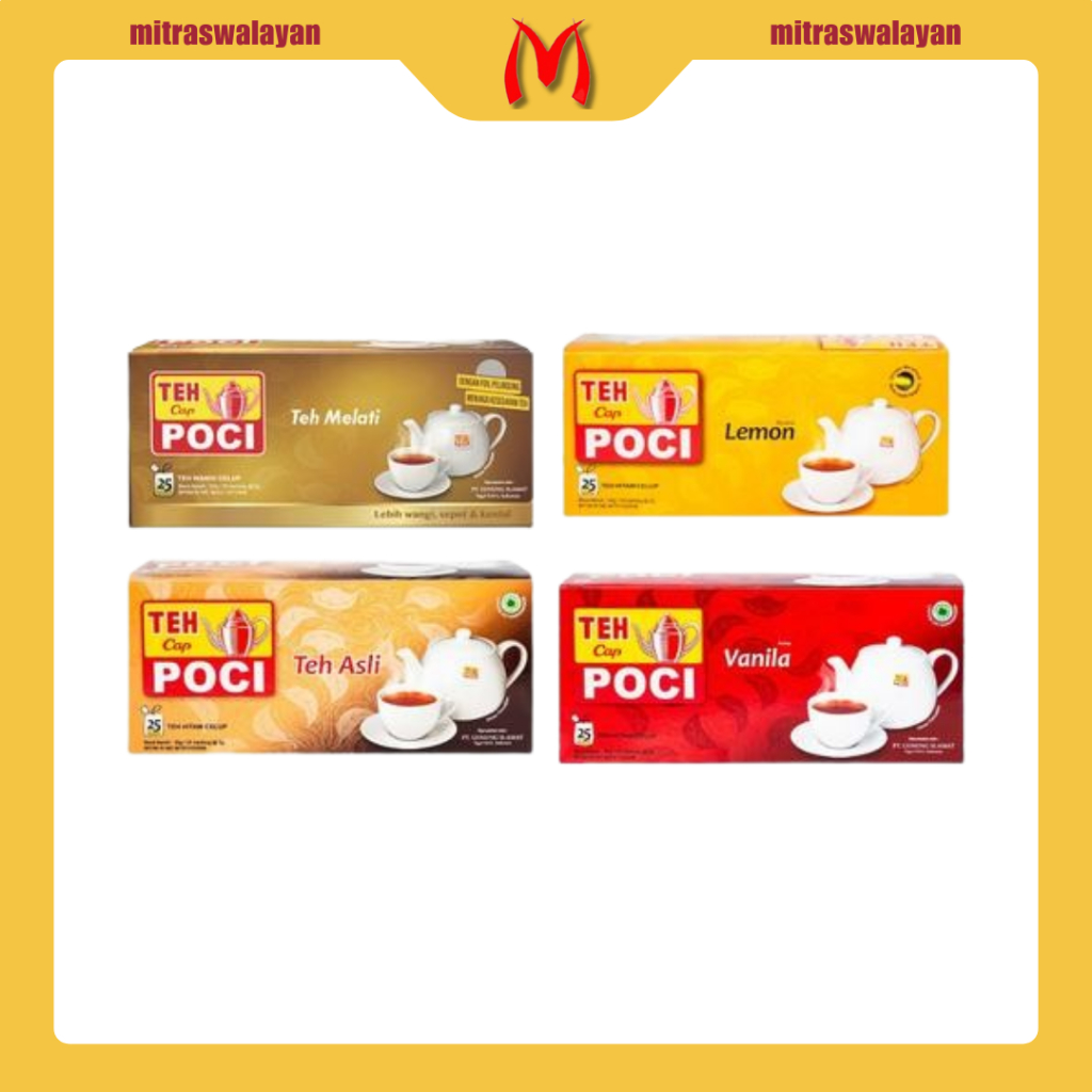Jual Teh Cap POCI Teh Asli isi 25 kantong @50 gr | Shopee Indonesia