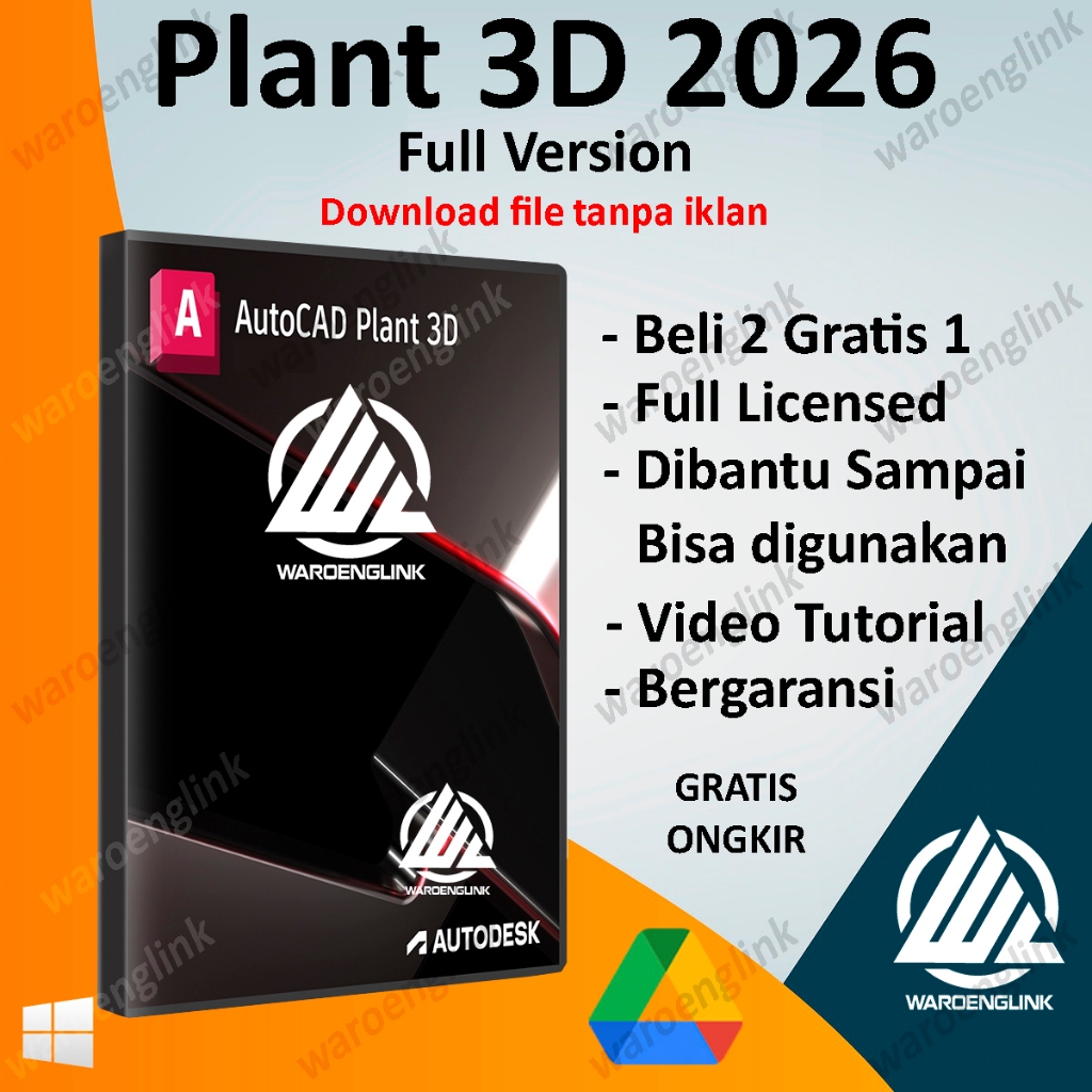 Jual AutoCAD Plant 3D Full Version | Video Install | Windows | Full Version | Lifetime | Shopee ...