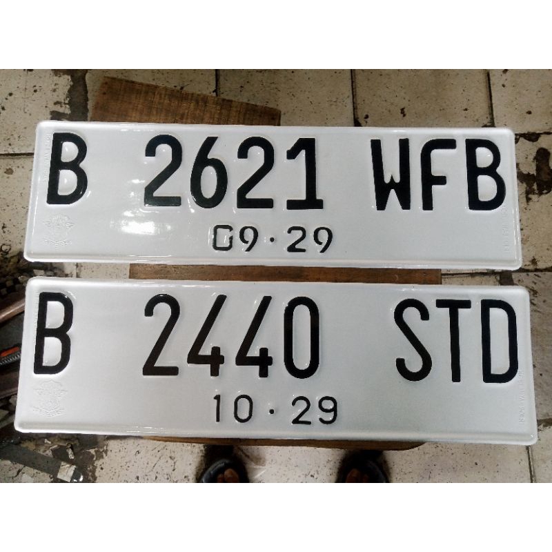 Jual plat nomor mobil ukuran standar | Shopee Indonesia