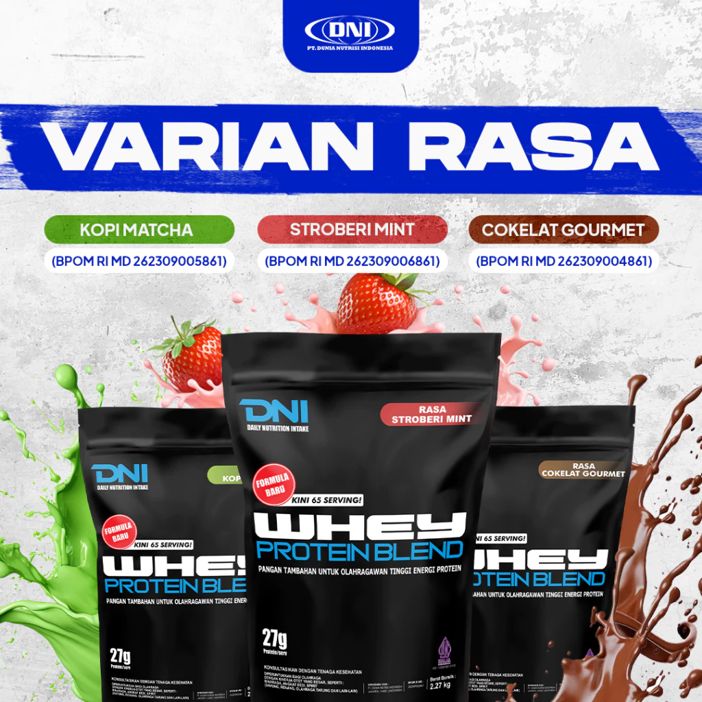 Jual DNI WHEY PROTEIN PROTEIN BLEND 5 LBS (65 SERVING) - ( NEW IMPROVED ...
