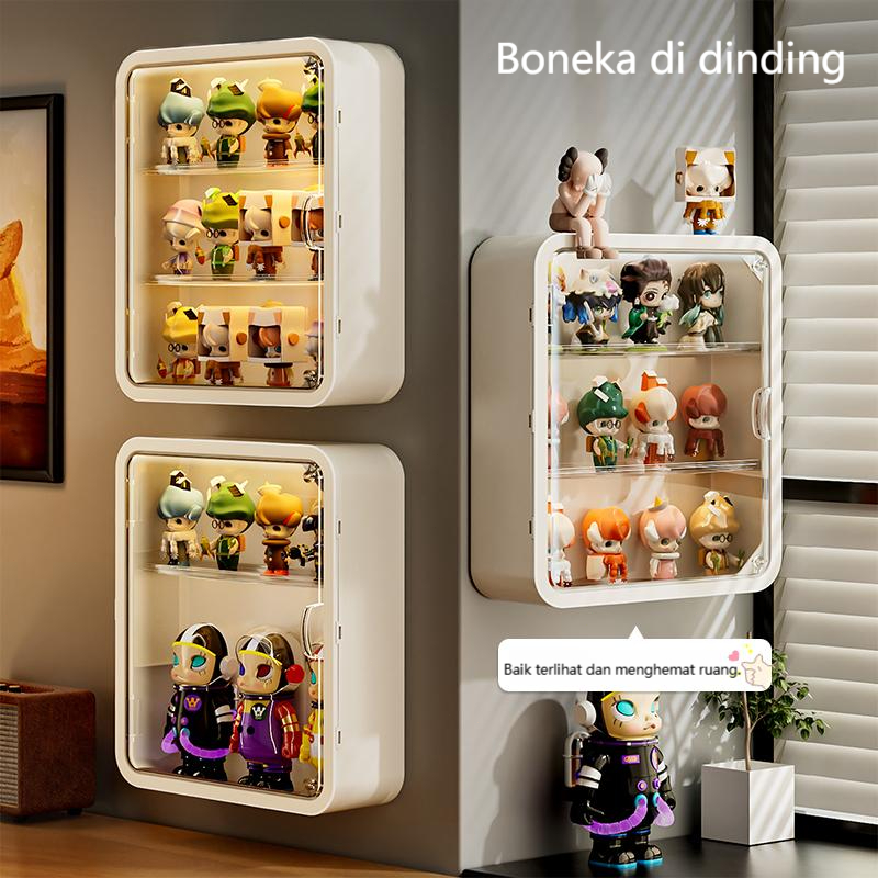 Jual Rak Display Mainan Gantung Wall Mounted Display Box Kotak Display ...