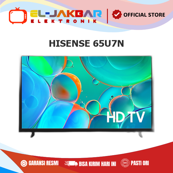 Jual HISENSE 65U7N GOOGLE SMART TV 65 INCH 4K UHD HDR MINI LED QUATUM ...