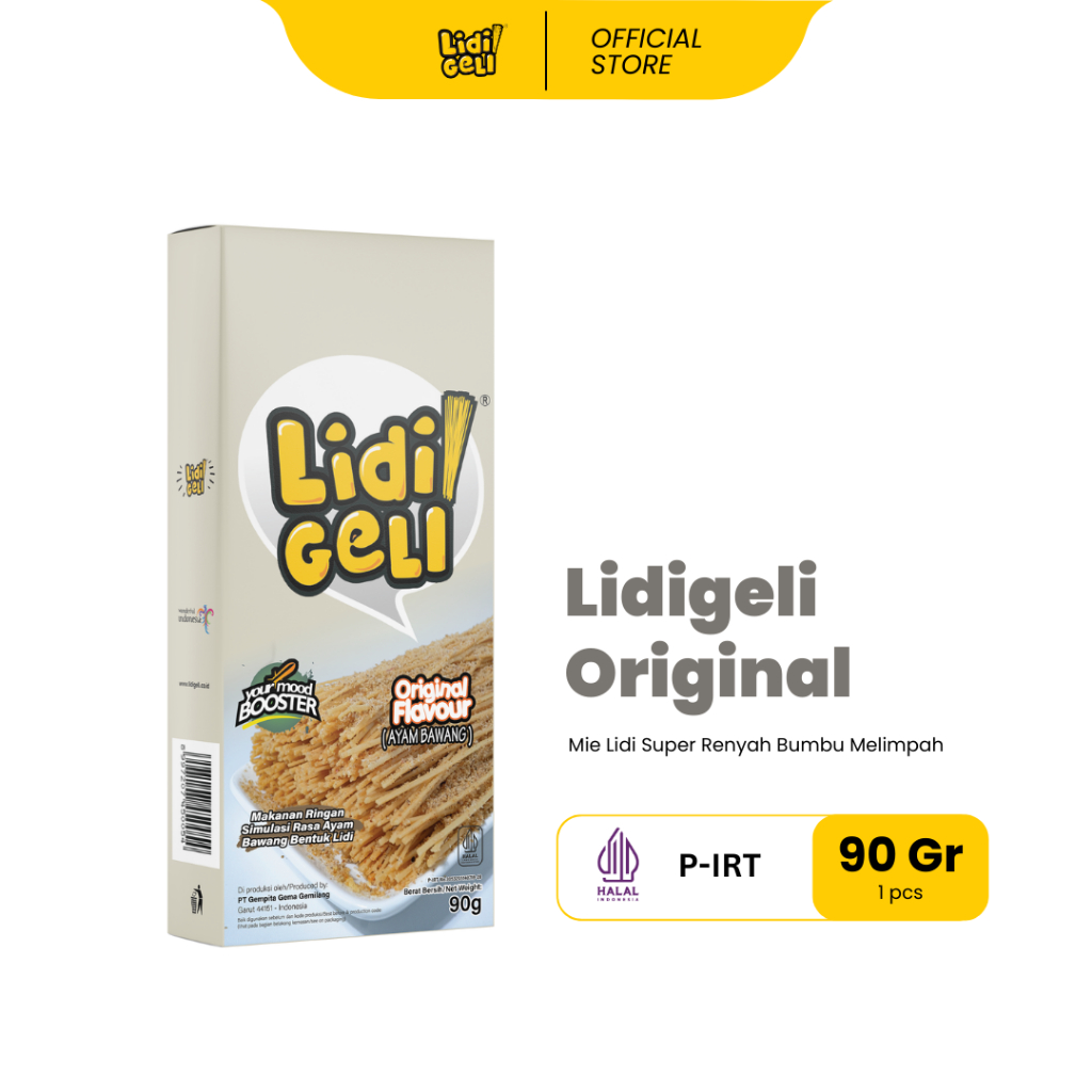 Jual Lidi Geli - Mie Lidi Rasa Original 90gr | Shopee Indonesia