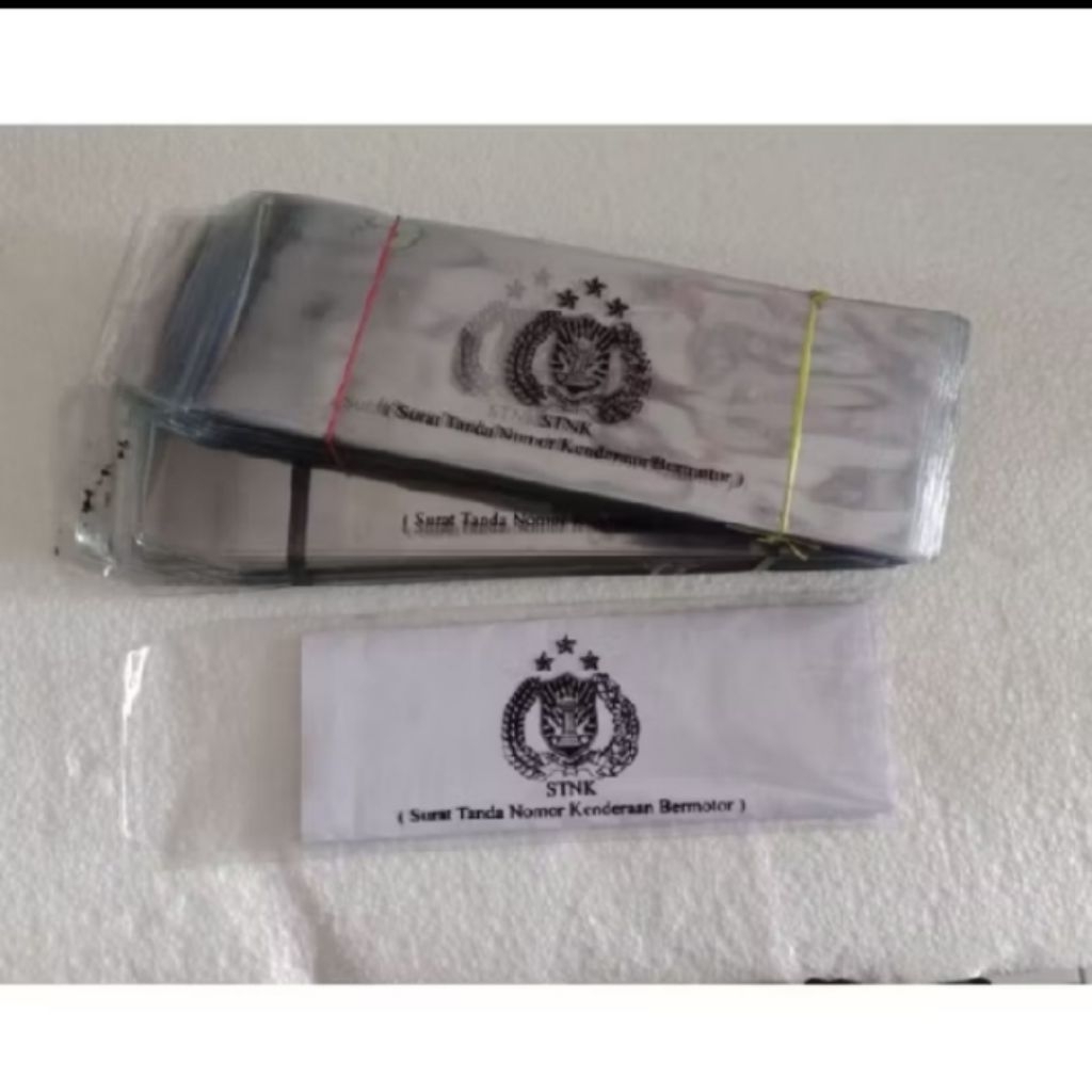 Jual Plastik STNK tebal logo Hitam & Gold | Shopee Indonesia