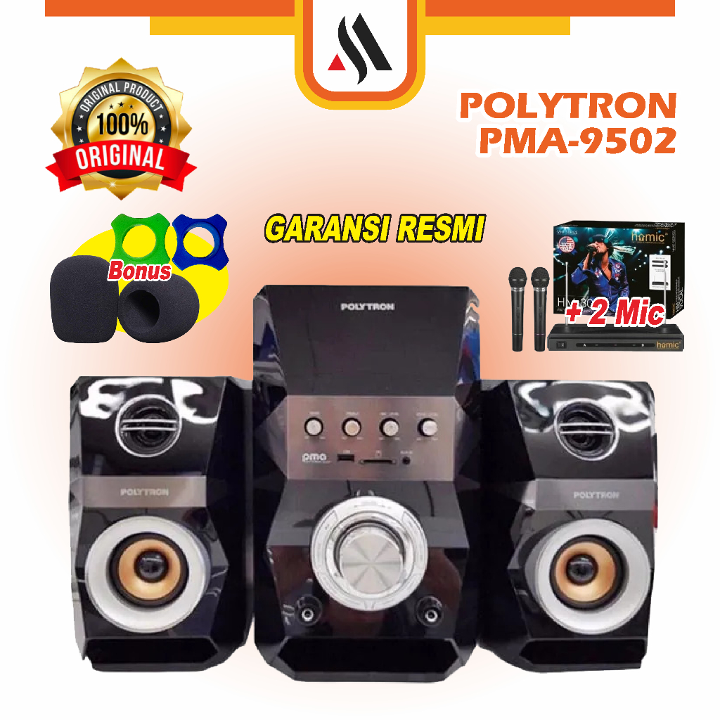 Jual Speaker POLYTRON PMA-9502 Multimedia Speaker | SPEAKER SALON AKTIF ...