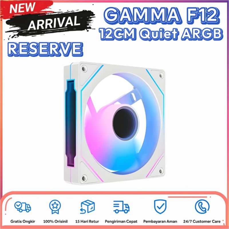 Jual OCYPUS GAMMA F12R Reserve ARGB PWM FAN 12CM Airflow Hydraulic ...