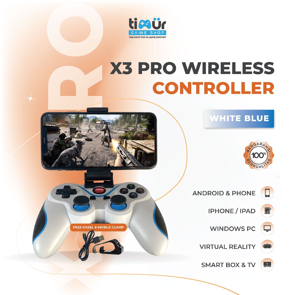 Jual Stik Stick Gamepad Wireless Joystick Bluetooth HP PC Laptop ...