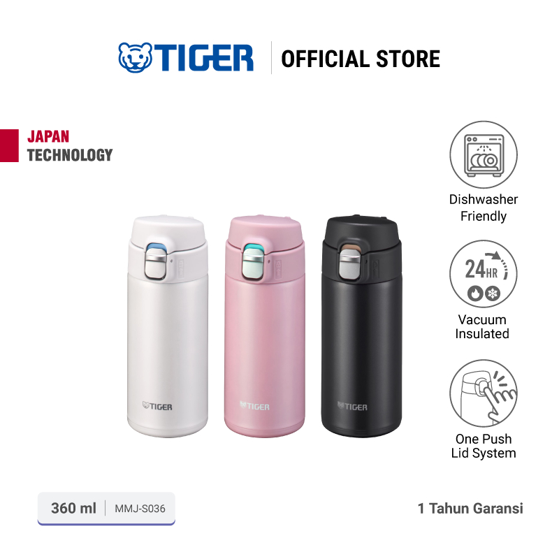 Jual Tiger MMJ-S036 Vacuum Insulated Tumbler 360 ML Tempat Minum | Shopee Indonesia