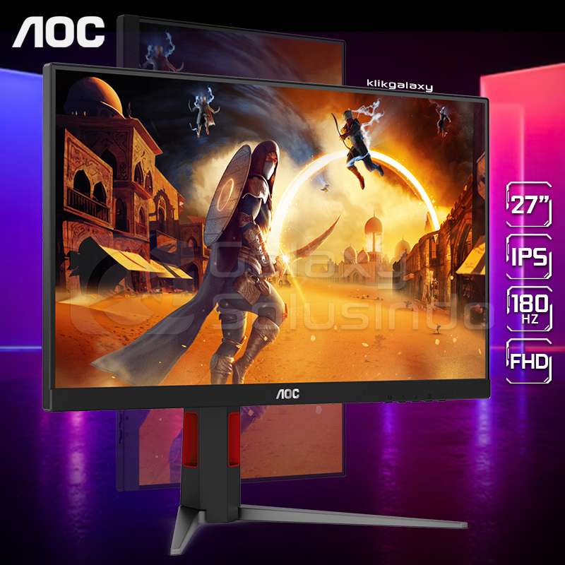 Jual AOC 27G4 27" IPS 0.5ms 180Hz FHD Gaming Monitor | Shopee Indonesia