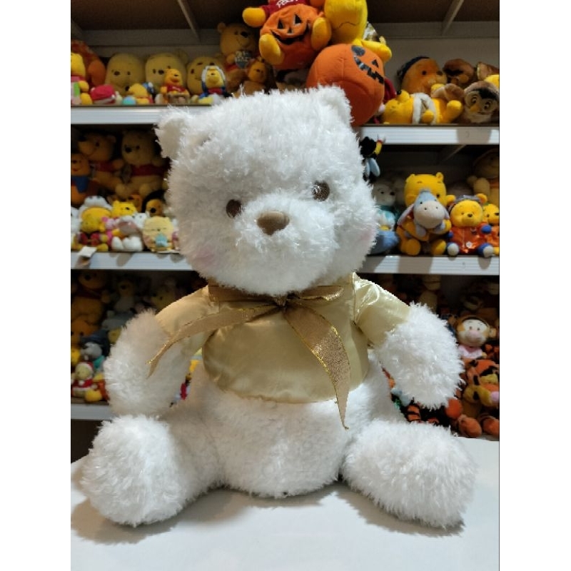 Jual Boneka pooh / Winnie the Pooh white big baju gold brand Sega ...