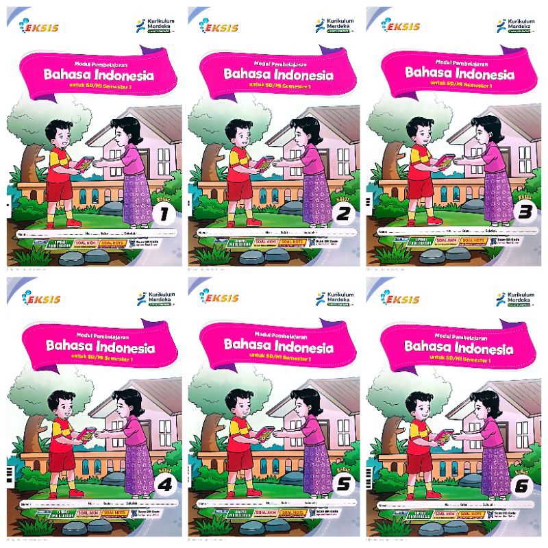 Jual BUKU LKS SD MI BAHASA INDONESIA KELAS 1 2 3 4 5 6 KURIKULUM MERDEKA SEMESTER 1 GANJIL TA ...