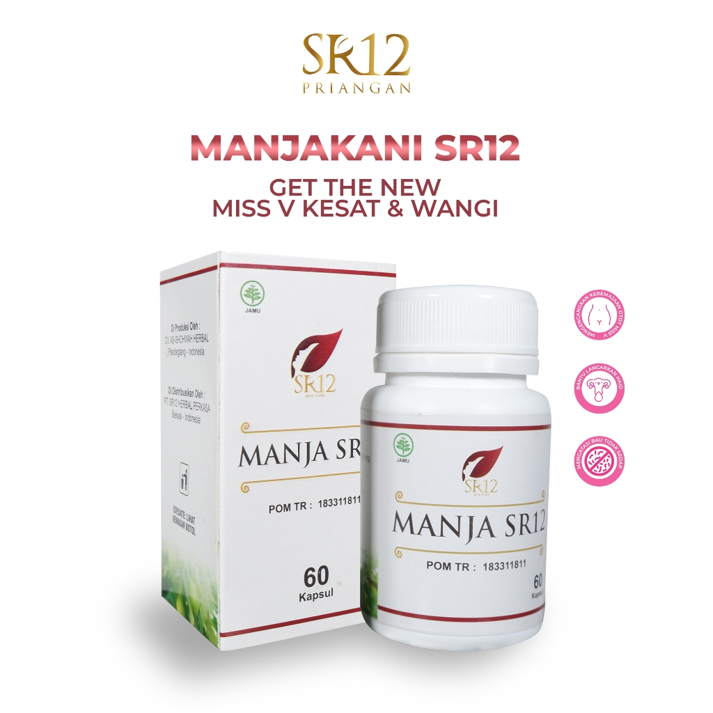 Jual SR12 Manjakani Manja SR12 - Solusi Permasalahan Kewanitaan / Obat ...