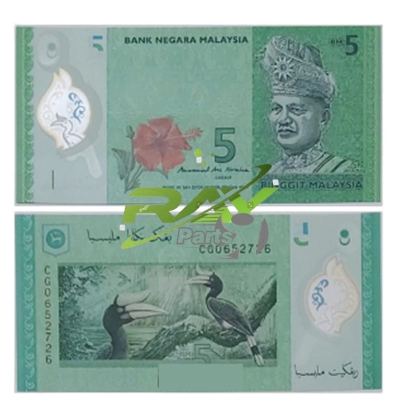 Jual Uang 5 Ringgit Malaysia Polymer Uang koleksi | Shopee Indonesia
