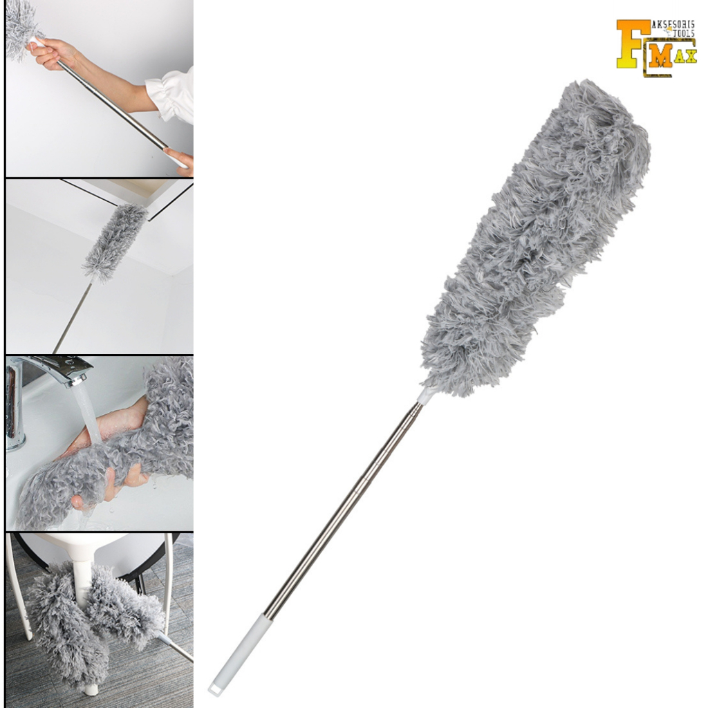 Jual Kemoceng Teleskopik Panjang Feather Duster Cleaner Microfiber ...