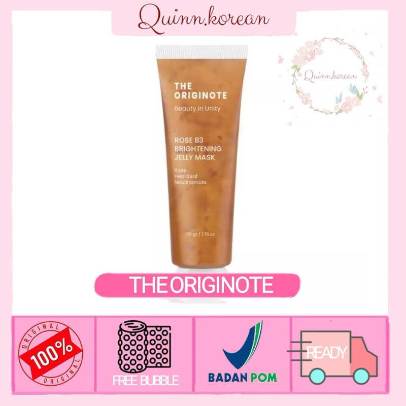 Jual THE ORIGINOTE Rose B3 Brightening jelly Mask 50gr | Shopee Indonesia