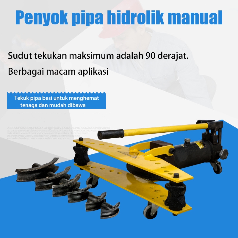 Jual Alat Bending Pipa Hidrolik Manual 22-60mm Besi/Galvanis/Stainless ...