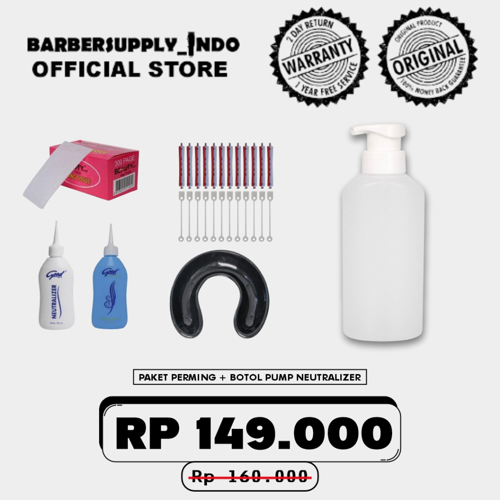 Jual PAKET PERMING RAMBUT / GOOD OBAT KERITING RAMBUT / COLD WAVE ...
