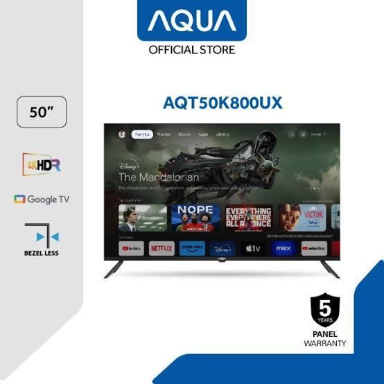 Jual LED 4K AQUA ANDROID 50 INCH TV AQUA 50 INCH 50K800UX ANDROID ...