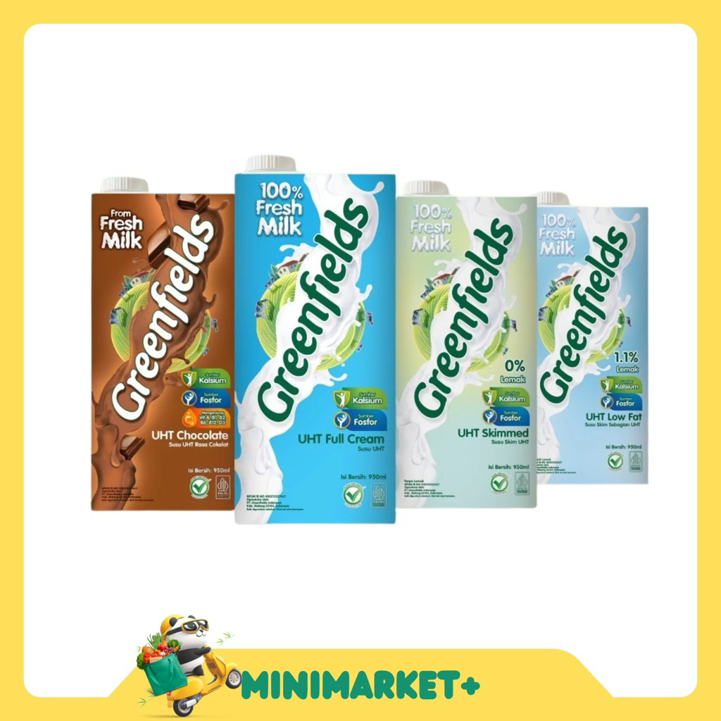 Jual GREENFIELDS UHT MILK 950ML | Shopee Indonesia