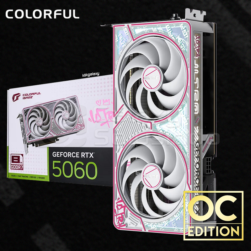 Jual COLORFUL GeForce RTX 5060 iGame Ultra W DUO OC 8GB-V GDDR7 - VGA ...