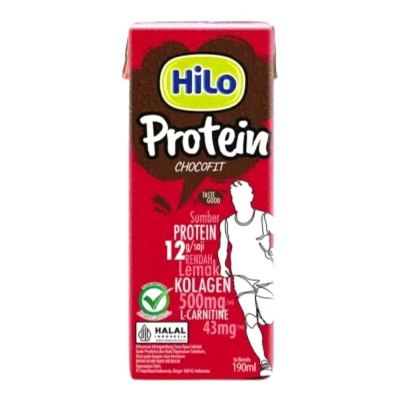 Jual Hilo Protein Chocofit Uht 190ml - susu coklat dengan colagen ...