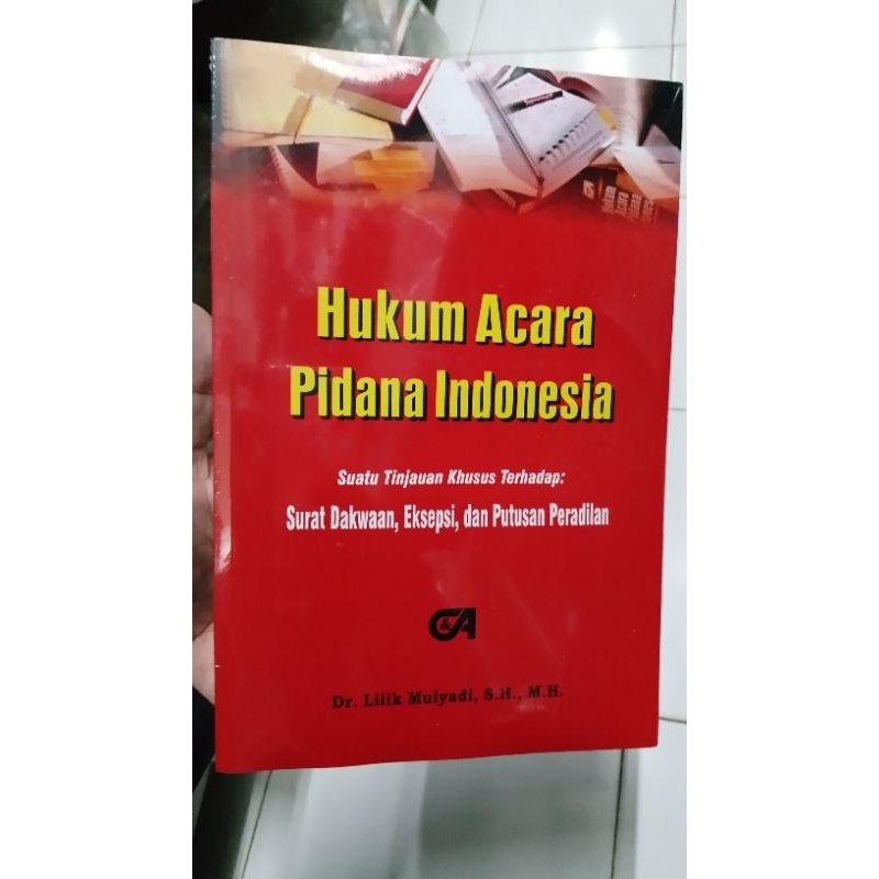 Jual HUKUM ACARA PIDANA SUATU TINJAUAN KHUSUS TERHADAP SURAT DAKWAAN ...