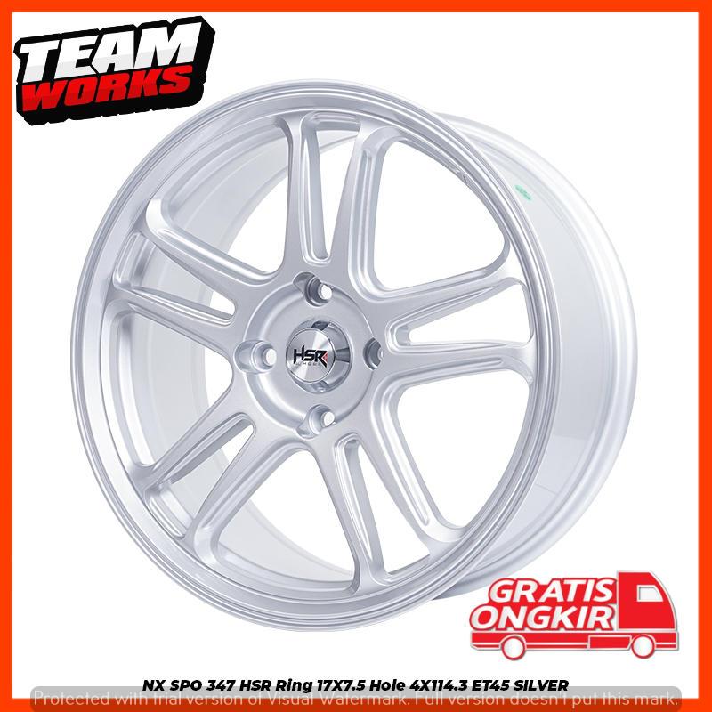 Jual VELG RING 17 MOBIL ACCORD VTI CARRY CEFIRO LATIO R17 HSR NX SPO SILVER LEBAR 7,5 HOLE 4X114 ...