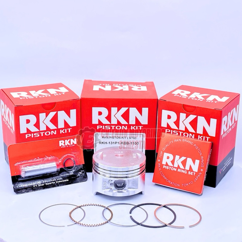 Jual RKN PISTON KIT TIGER (KBB) STD, 0.25, 0.50, 0.75, 1.00, 1.25, 1.50 ...