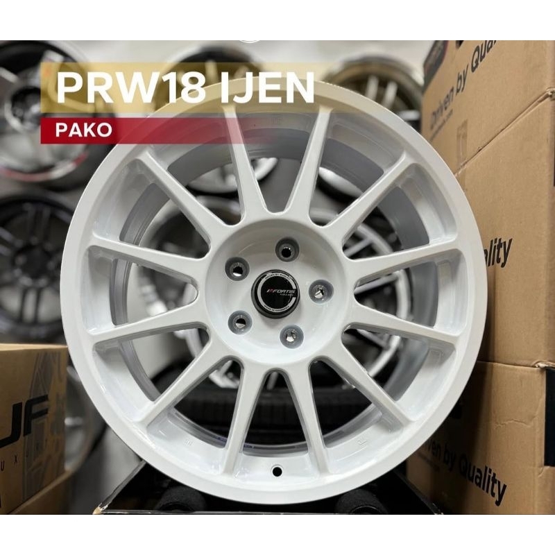 Jual velg mobil racing r18 FORTIS PAKO WHEEL LEBAR 8,5 PCD 5X114,3 ET ...