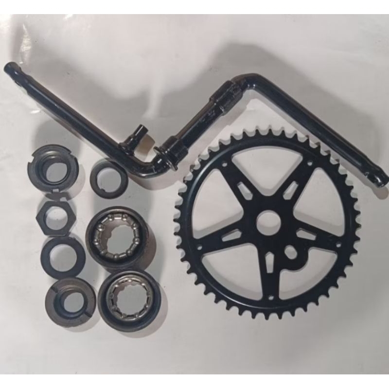 Jual Crank Set Sepeda Bmx 44T Piringan Senyawa Komplit 44T | Shopee ...