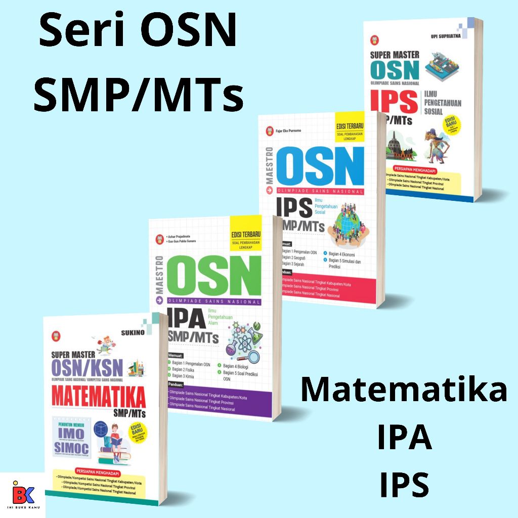 Jual Paket Buku OSN Matematika/IPA/IPS SMP/MTs | Shopee Indonesia