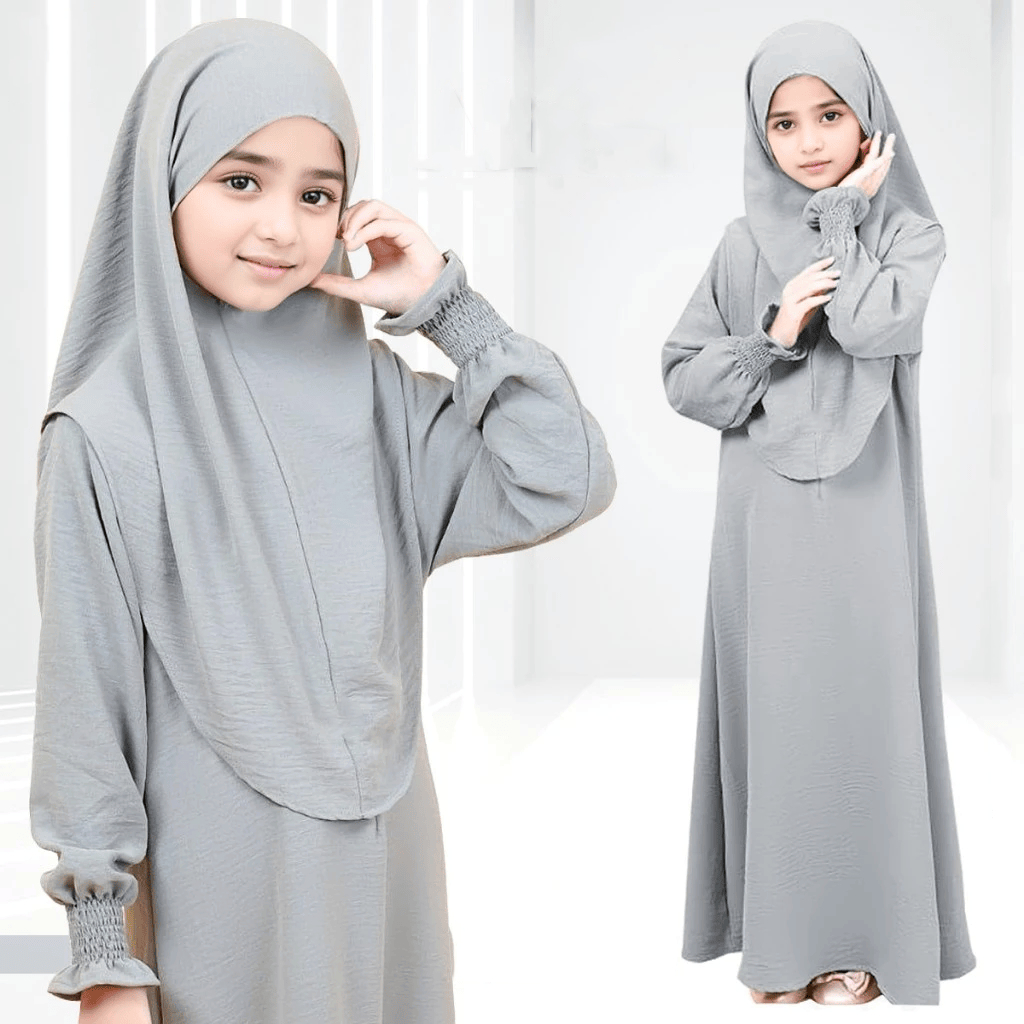 Jual Dclokids - Alisha Abaya Kids + Hijab Syar'i Fashion Dress Muslim ...