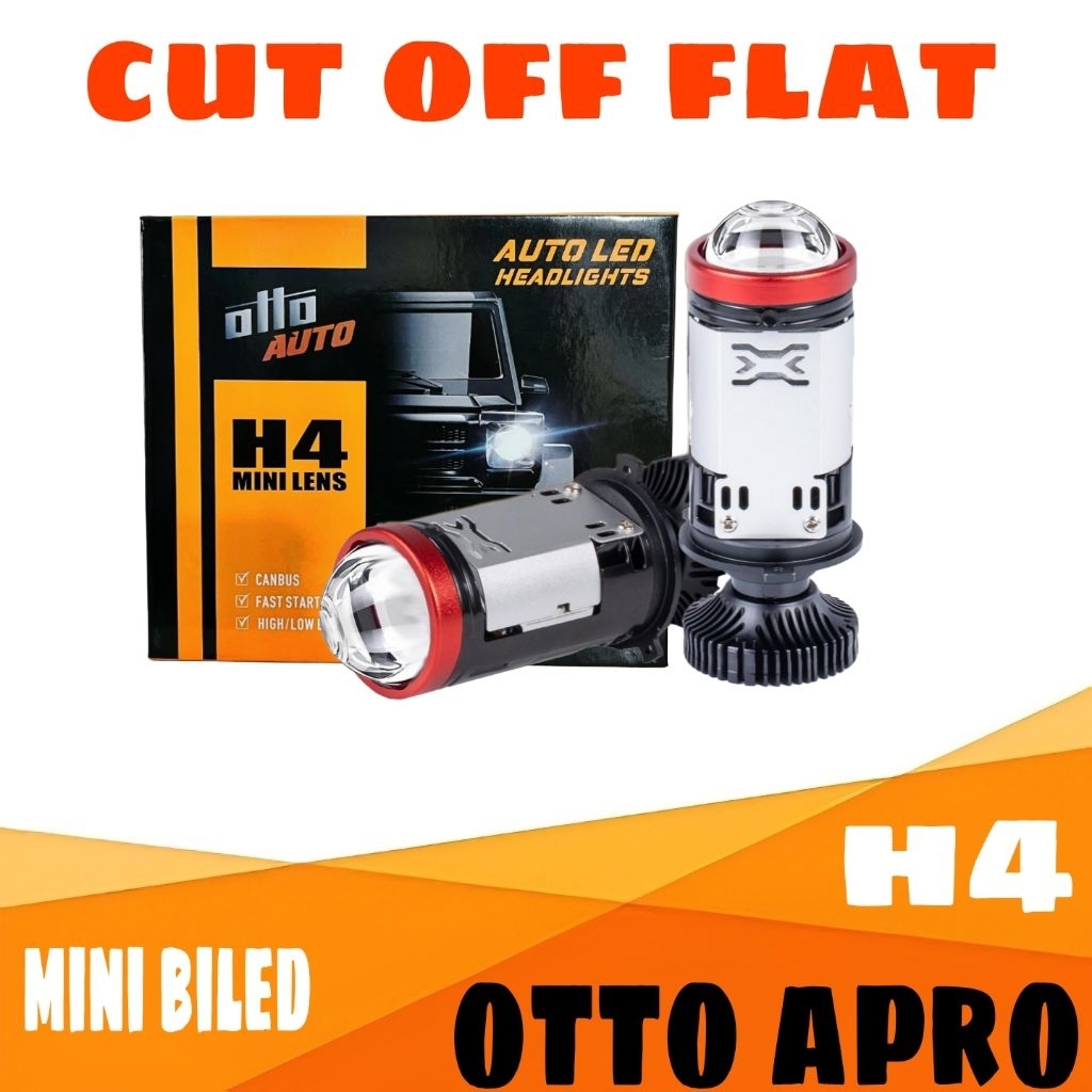 Jual OTTO APRO MINI BILED CUT OFF FLAT MINI PROJIE SOKET H4 APRO PNP ...