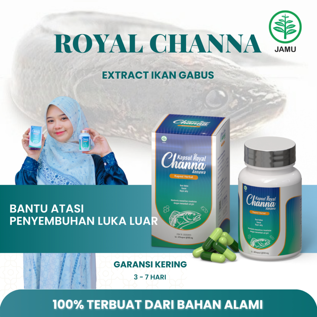 Jual Royal Channa – Herbal Alami Bantu Sembuhkan Luka Cepat & Aman ...