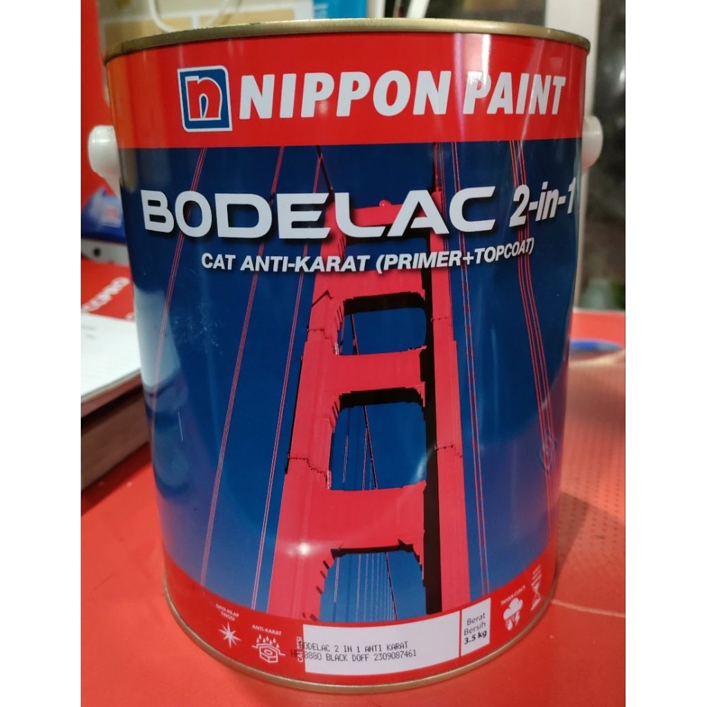 Jual CAT KAYU DAN BESI BODELAC 2 in 1 (primer+topcoat) readymix | Shopee Indonesia