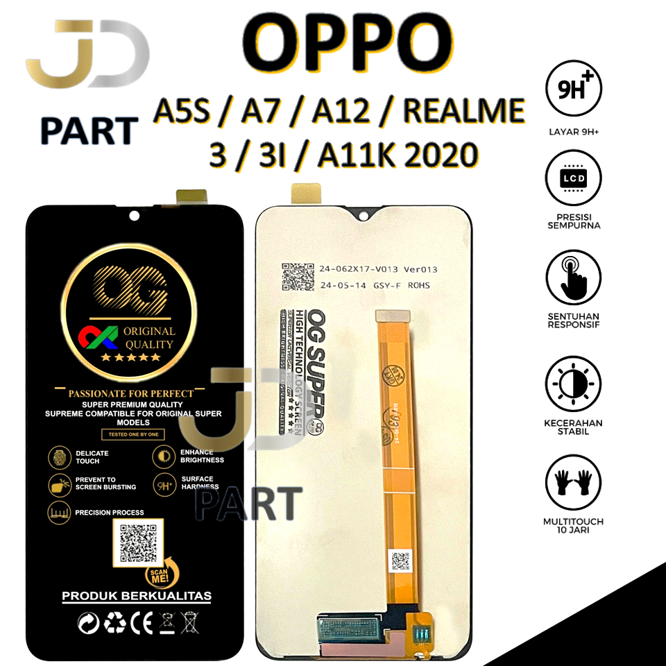 Jual LCD TOUCHSCREEN OPPO A5S - OPP0 A7 - OPPO A12 A11K - REALME 3 LCD TS FULLSET | Shopee Indonesia