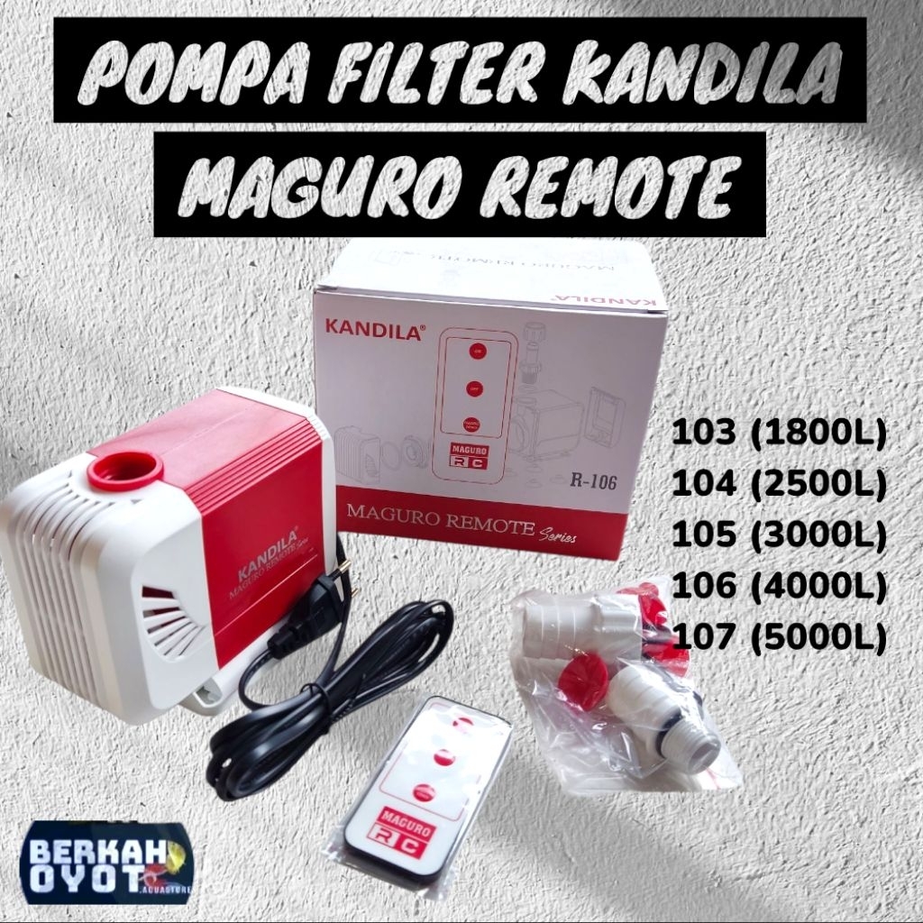 Jual POMPA KANDILA MAGURO REMOTE 103 104 105 106 107 | Shopee Indonesia