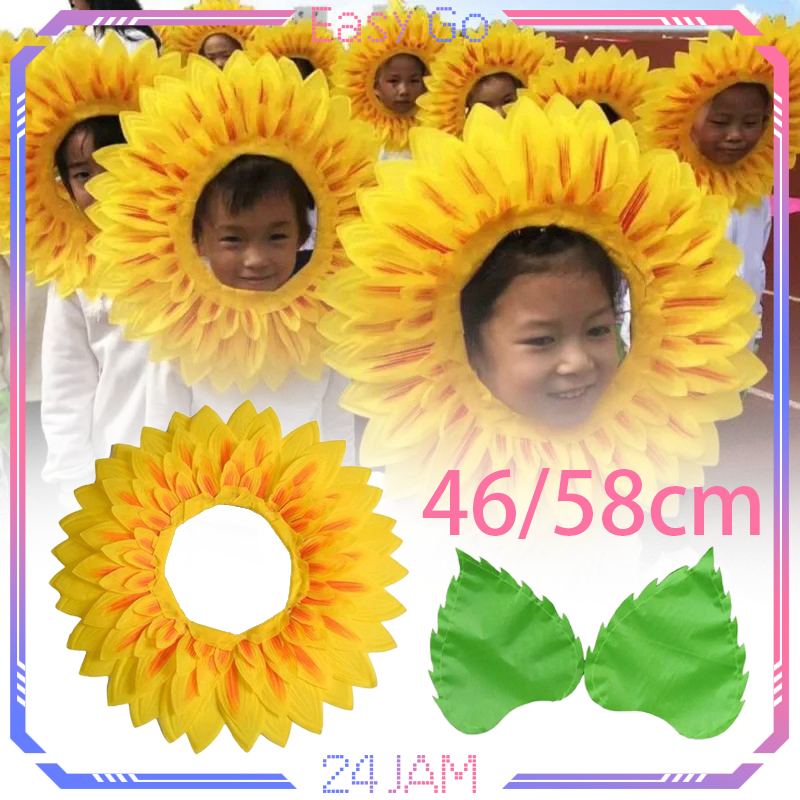 Jual 46cm/58cm Bando Matahari Cosplay Bando Bunga Matahari Anak ...