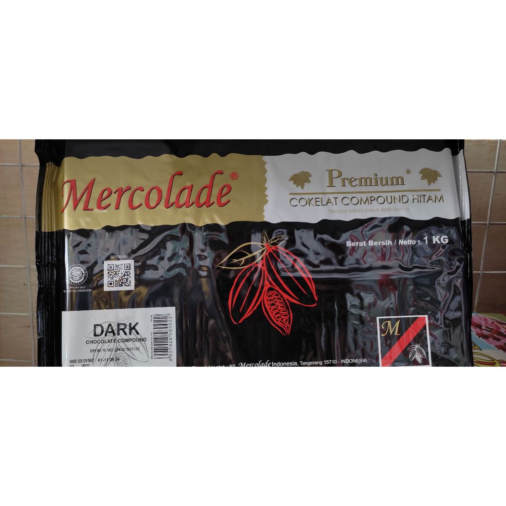 Jual DARK CHOCOLATE COMPOUND MERCOLADE 1KG/150G | Shopee Indonesia