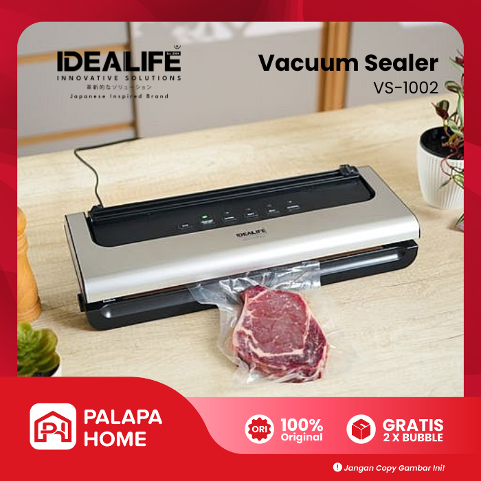 Jual Idealife 3in1 Wet And Dry Vacuum Sealer VS-1002 | Pembungkus Vakum Pres Plastik Cup ...